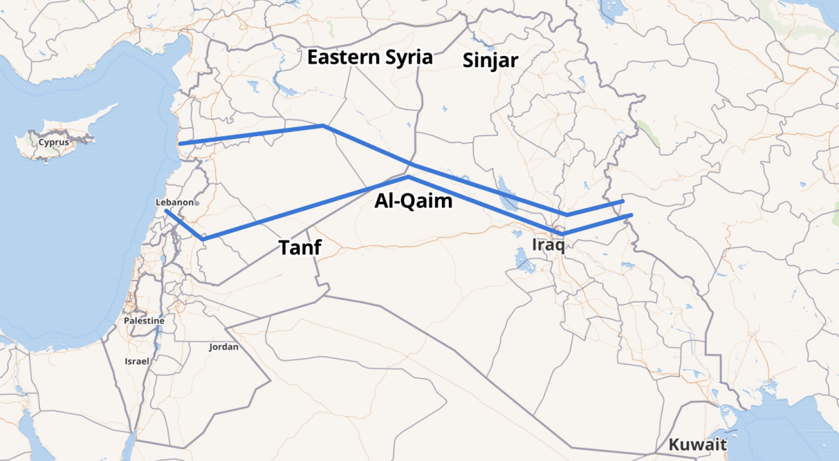 The Iran ‘land bridge’: A history in maps and reports (with links ...